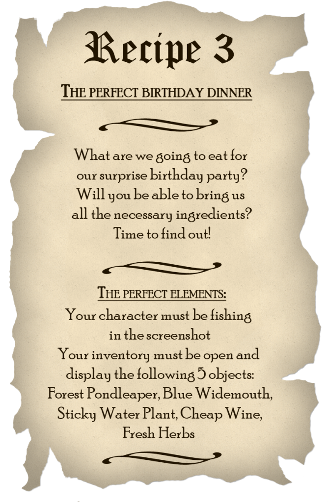 Recipe 3: The Perfect Birthday Dinner! | RIFT