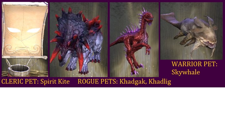 Cleric Warr Rogue pets | RIFT